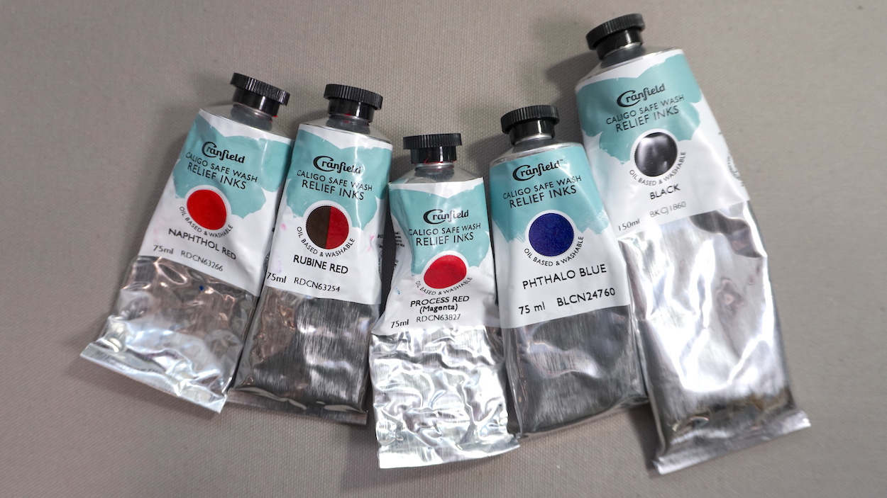 A close look at water and oil block print ink › The Weekend Beckons