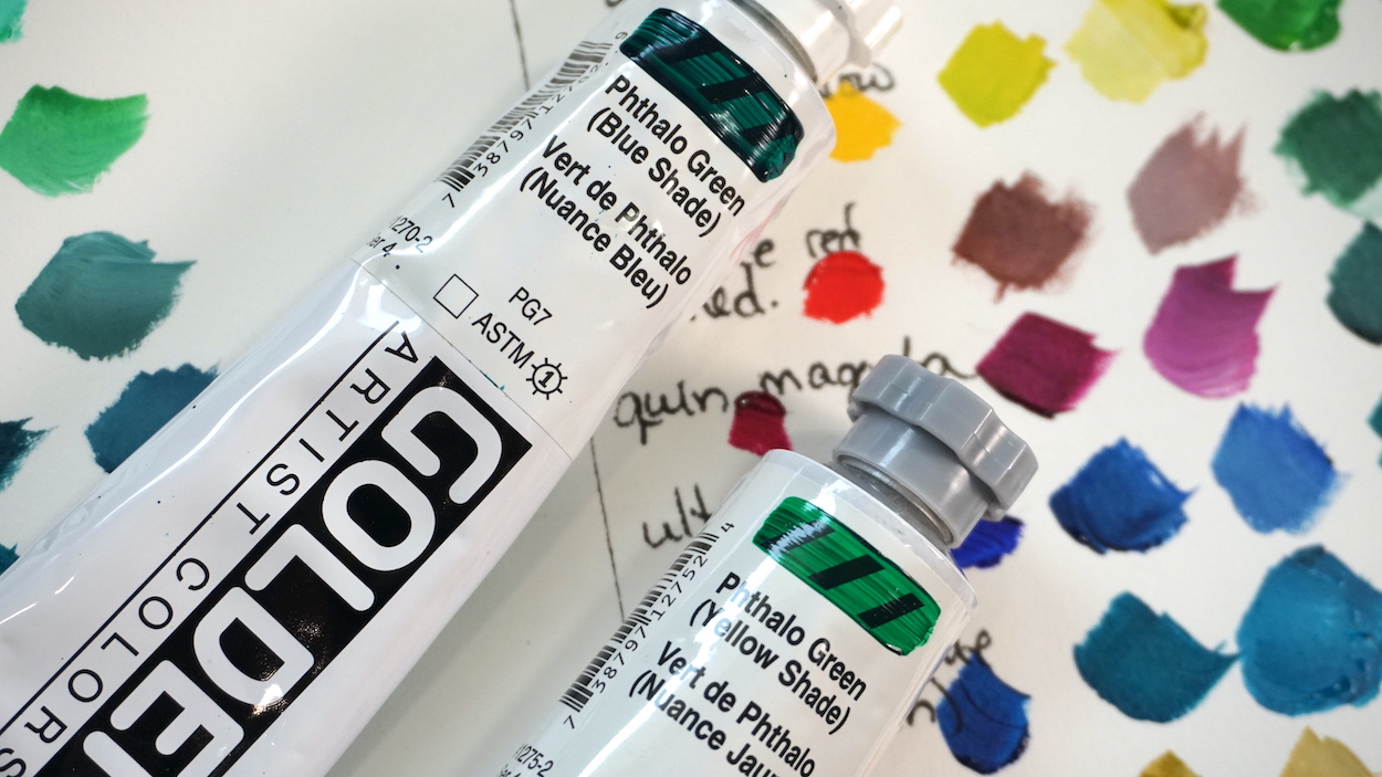 What’s the difference between phthalo greens? › The Weekend Beckons