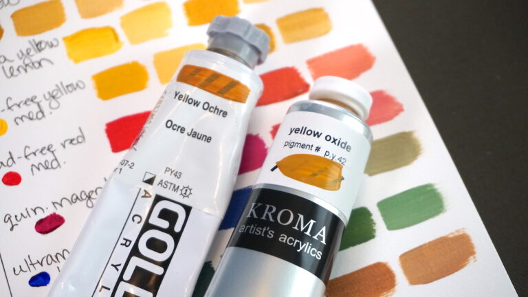 Mixing paint with yellow ochre and yellow oxide › The Weekend Beckons