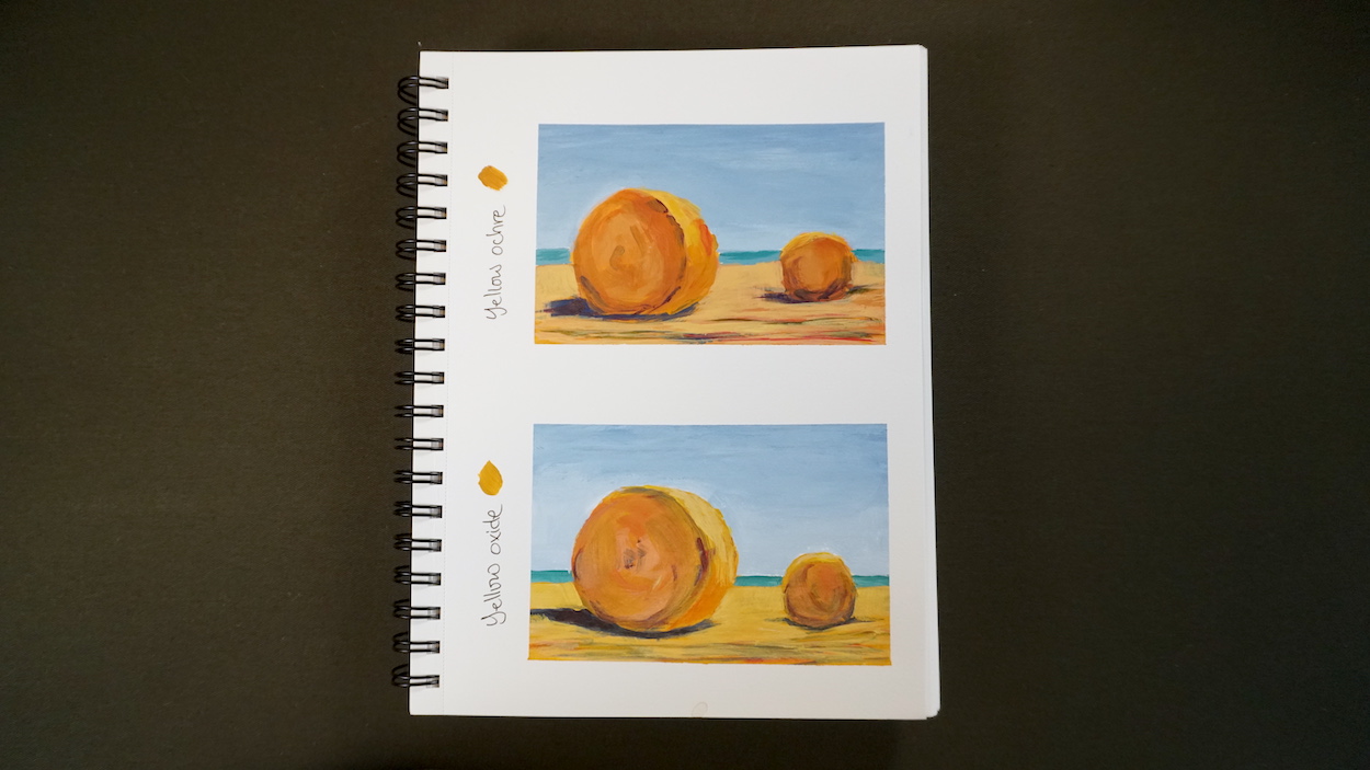 Mixing paint with yellow ochre and yellow oxide › The Weekend Beckons