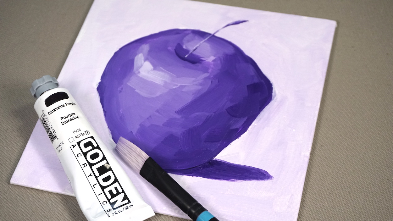 Purple Monochromatic Color Art