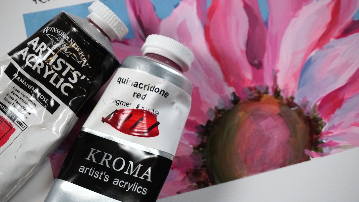 Choosing the Perfect Pink Acrylic Paint: Quinacridone Red vs. Permanent ...