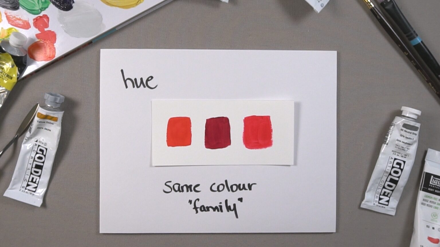 A beginners guide to the language of colour theory › The Weekend Beckons