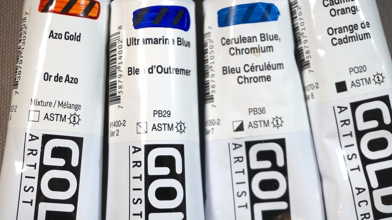 Decoding an acrylic paint tube label › The Weekend Beckons